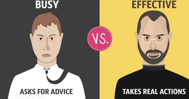 The Realistic Difference Between Busy People Vs. Effective People