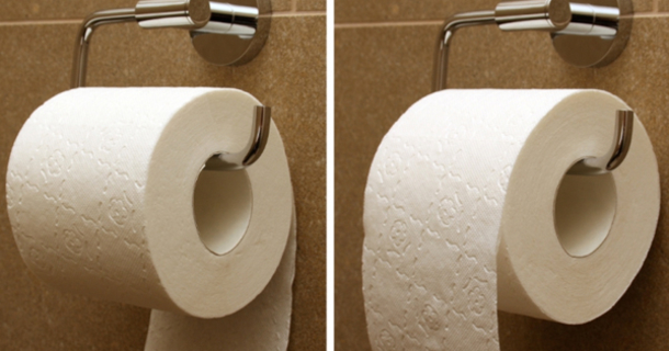 Are You Hanging Your Toilet Paper Correctly? Check These Diagrams And ...