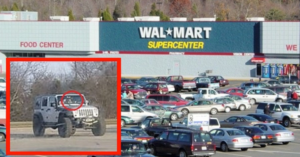 Man Looks Inside Strange Car Lurking Walmart For Weeks, Makes STUNNING Find