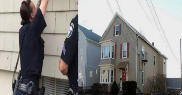 Lady Calls Cops To Her Home, Then They See What’s In Her Window