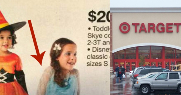 Internet Erupts About What ‘Strange’ Girl In Blue Is Doing In Target Ad