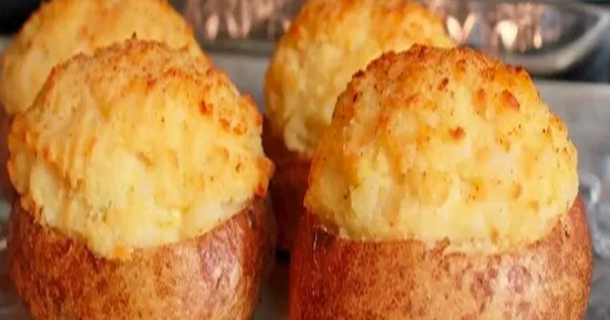 Twice-Baked and Twice As Impressive Fancy Stuffed Potatoes
