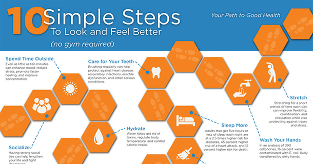 10 Simple Steps To Look And Feel Better