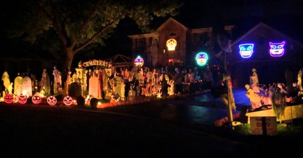 This Halloween Light Show Is So BADASS It Took A YEAR To Create [WATCH]