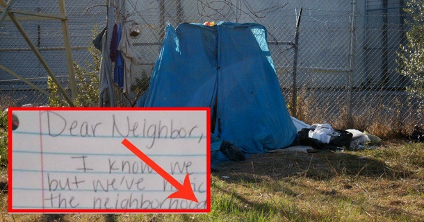 Homeless Man Finds Strange Note, Shocked To See What Was Hidden With It