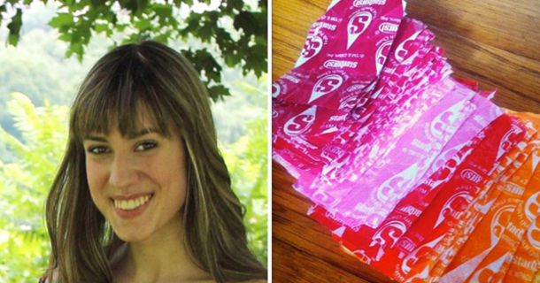 Woman Collects Mounds Of Starburst Wrappers. 4 Years Later, Turns Heads ...