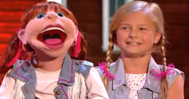 Little Girl Duets Cowboy Song With Puppet; Minutes Later They, Stun The ...
