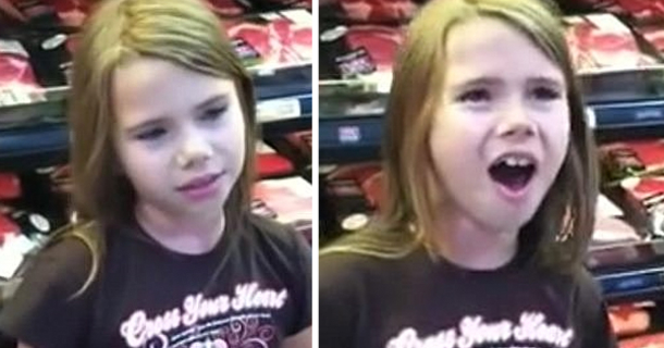 Woman Overhears 8-Year-Old Little Girl Singing At Walmart, Each Passing ...