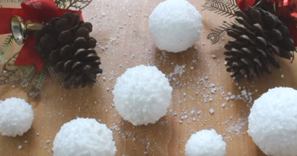 How To Make Fake Snow That Looks Real And Won't Melt In Your Hands