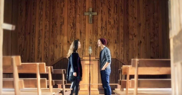 Talented Couple Starts Singing In Empty Church, Their Combined Harmony ...