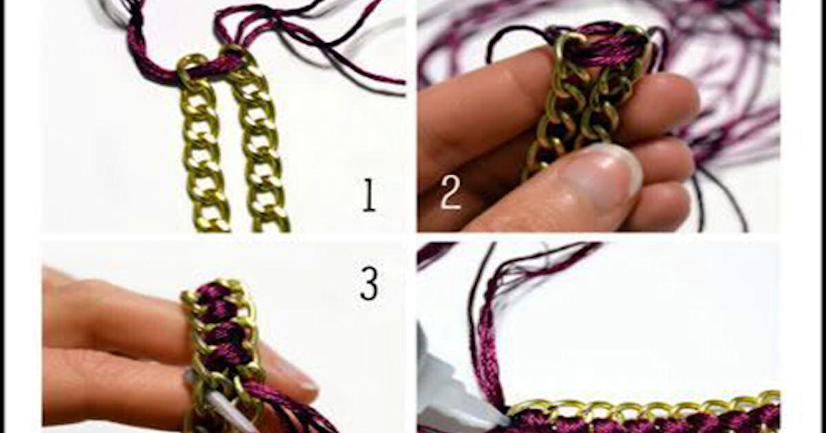 DIY Wrapped Chain Bracelet Pictures, Photos, and Images for Facebook ...