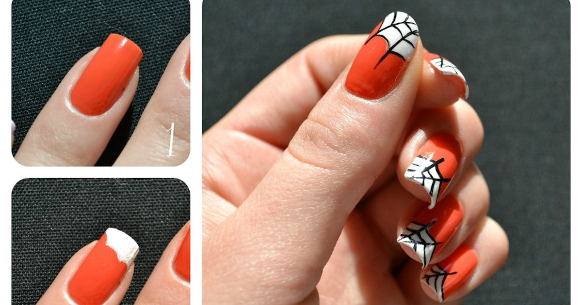 Halloween Spider Cobweb Nail Art Pictures, Photos, and Images for ...