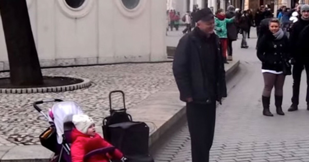 This Little Girl In The Red Catches Everyone's Attention