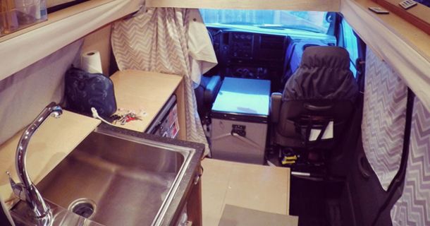 Girl Turns A Ordinary Van Into A Cozy Home And It Looks Amazing