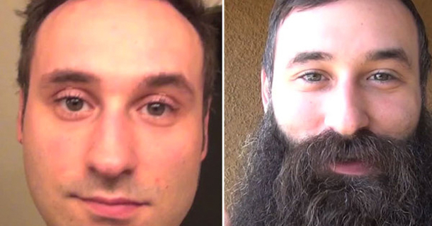 Man Records Himself Growing A Beard For 1 Year, The Results Are Spectacular
