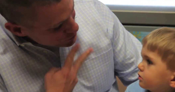 A Deaf Boy Hears His Father's Voice For The Very First Time