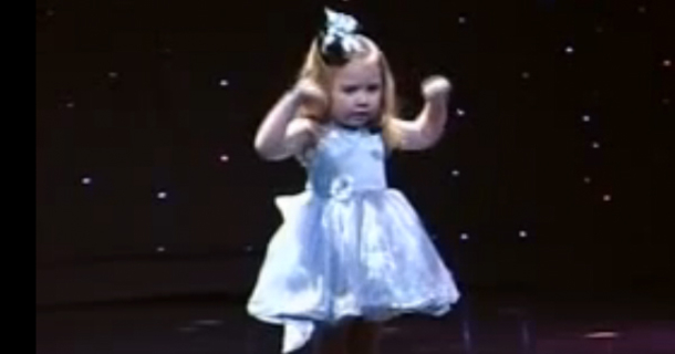 Little Princess Is Nervous Standing On Stage But What Comes Out Her ...