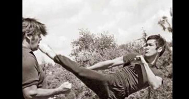 Bruce Lee Delivers The Fastest Kicks Ever Seen In The World